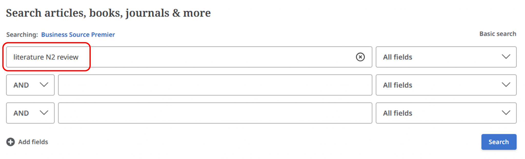 Die Suchstrategie – Fit4Research